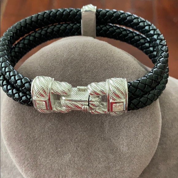 Judith Ripka | Jewelry | Judith Ripka 3 Sterling Braided Doble Row ...